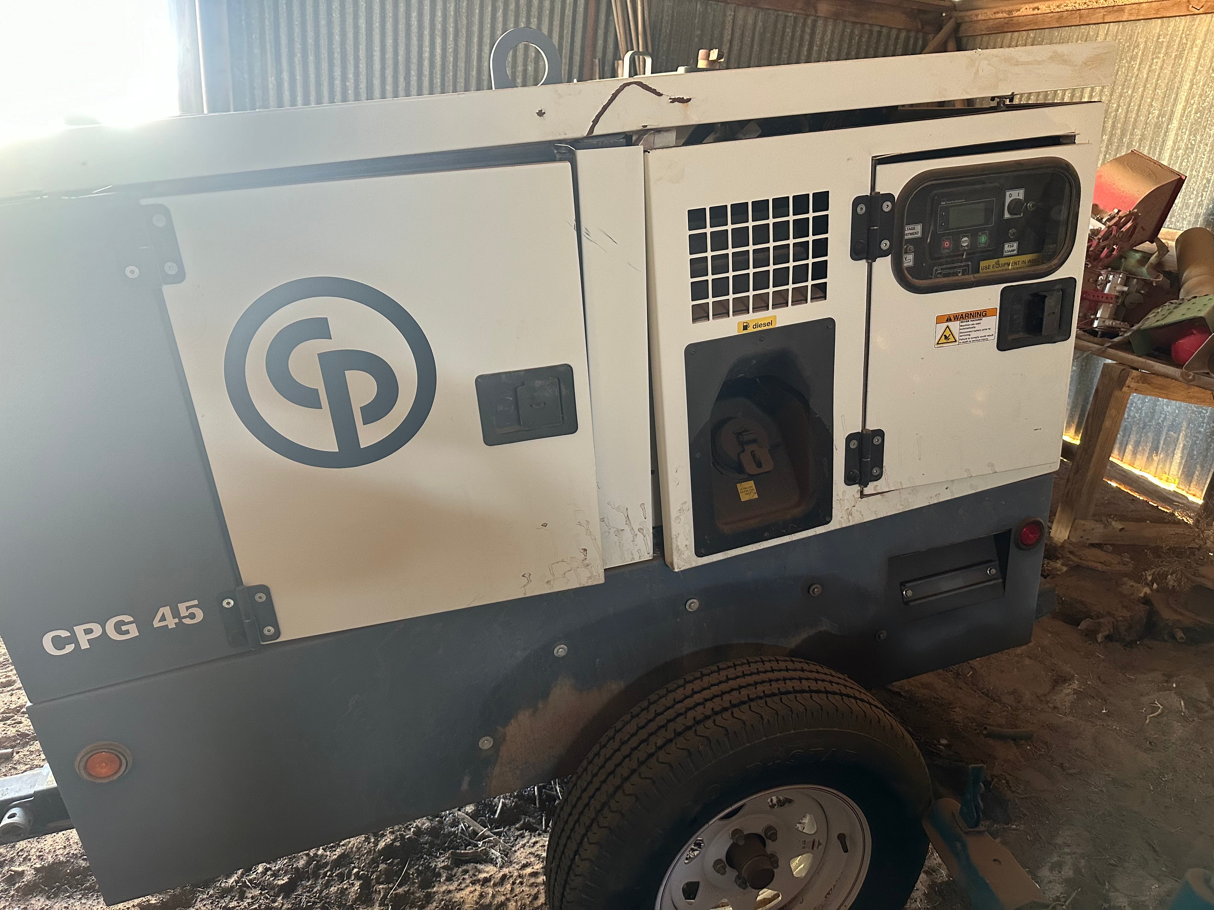 2019 CP 45kw Trailer Mounted Generator - Portable Power – Seller7
